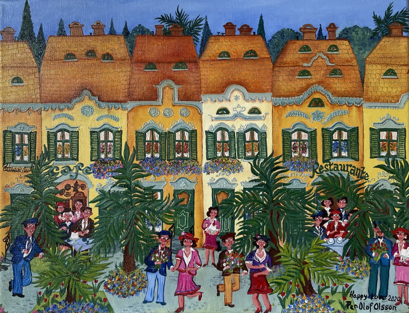 God fest og god kage ~ Per-Olof Olsson ~ Galerie Knud Grothe