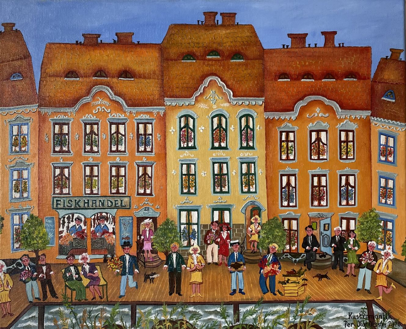 God fest og god kage ~ Per-Olof Olsson ~ Galerie Knud Grothe